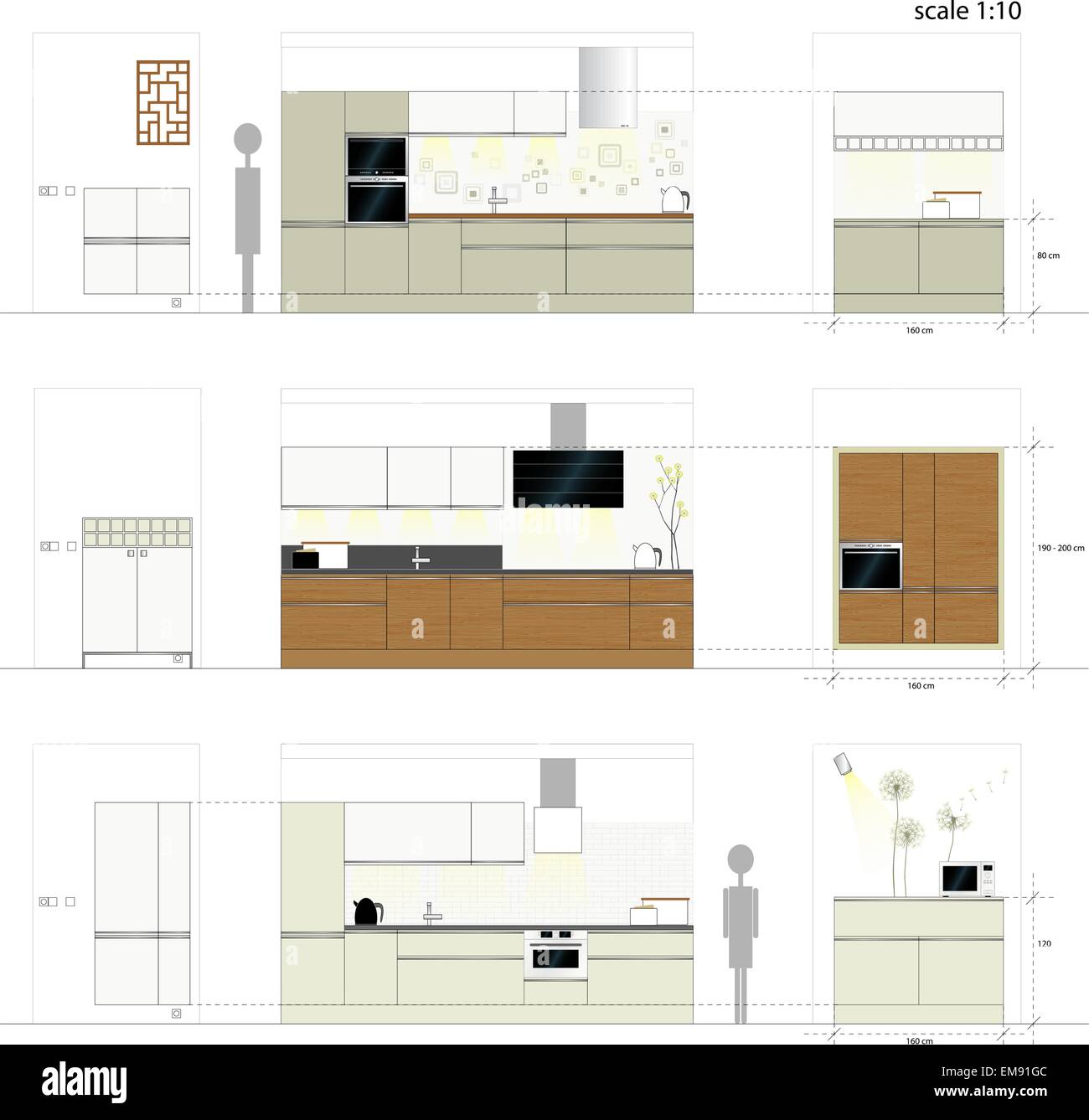 Technical interior Stock Vector Images - Alamy