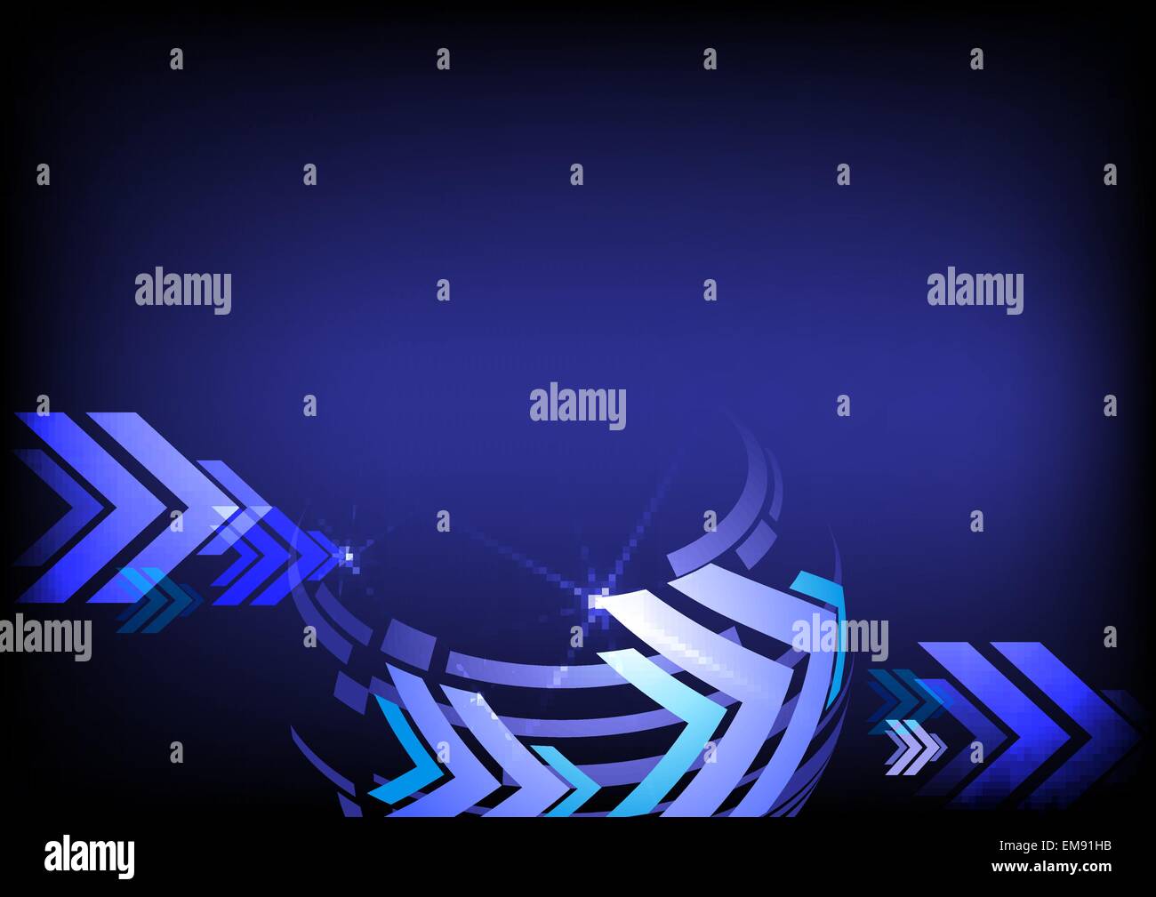 Arrow Blue Background With Place For Your Text Stock Vector Image & Art ...