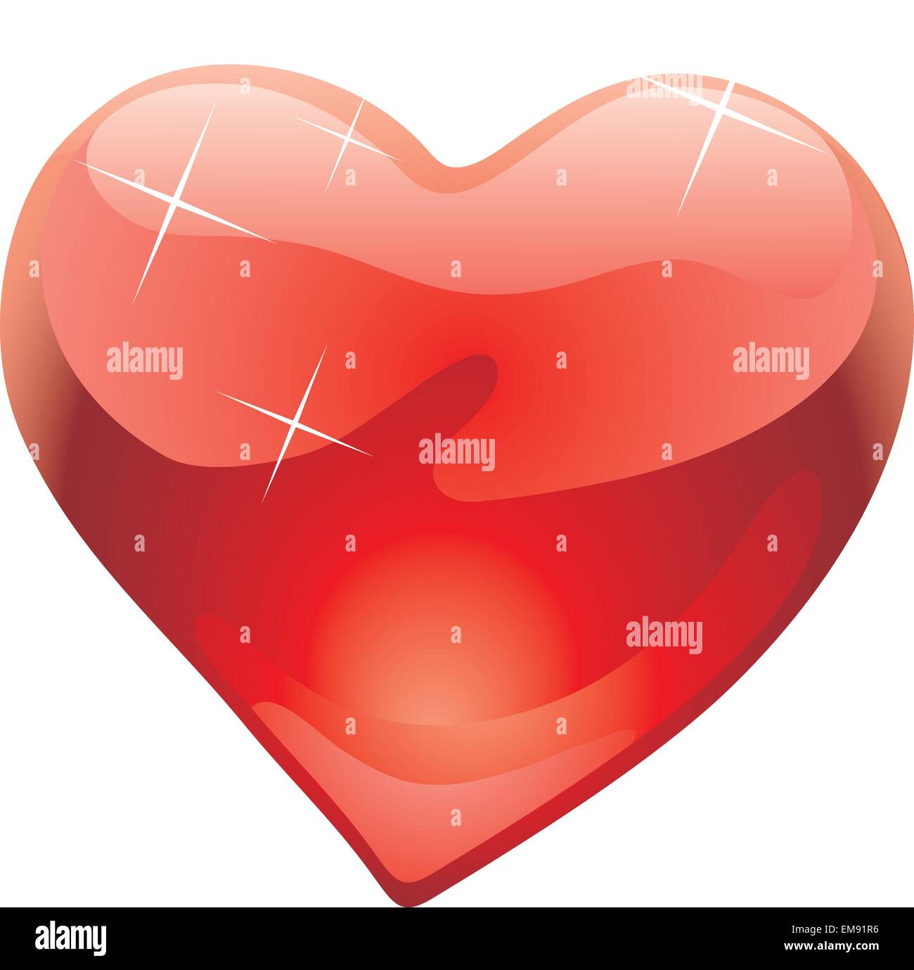 Color pencil drawing symbol heart Stock Vector Images - Alamy