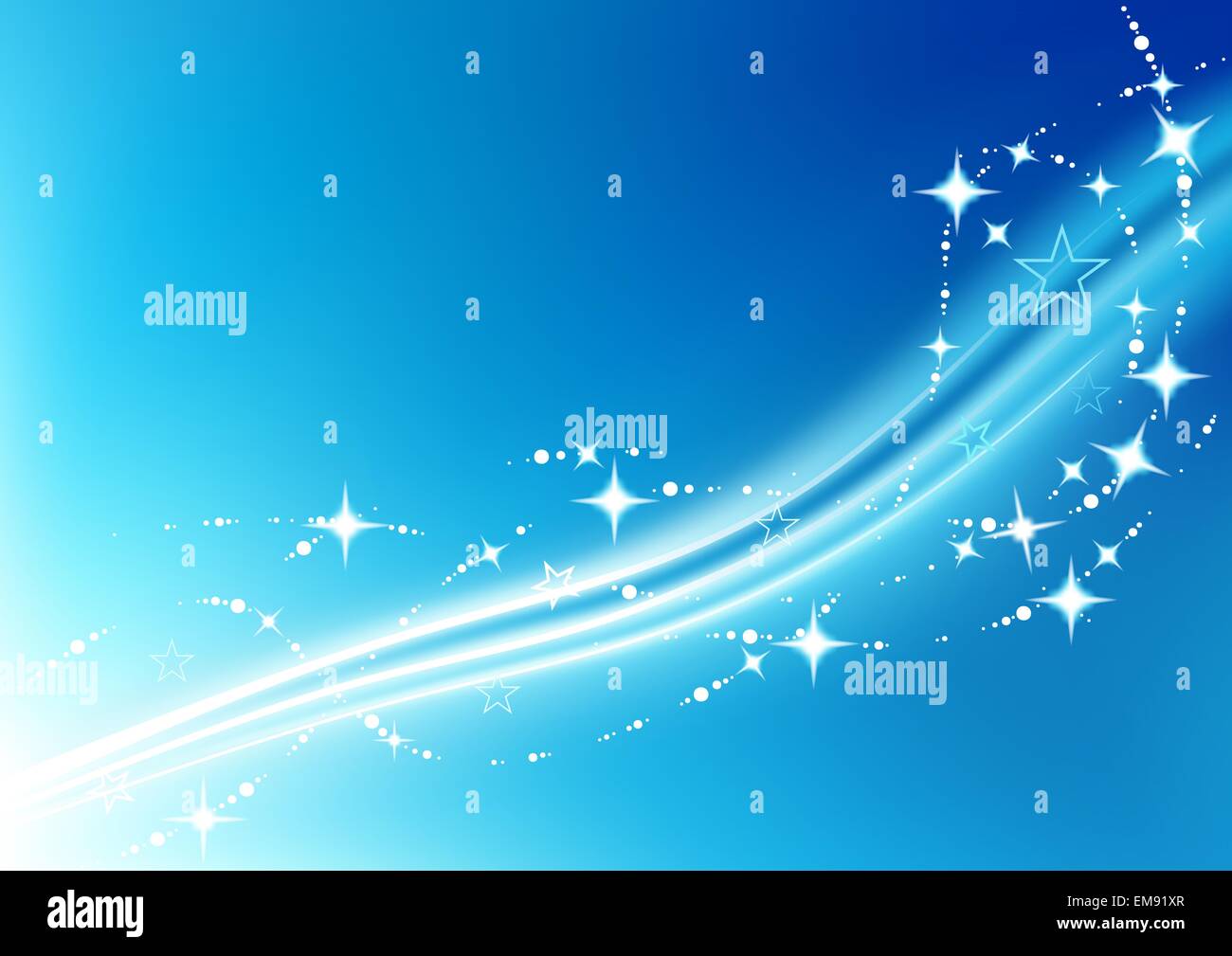 Christmas card blue lines Stock Vector Images - Alamy