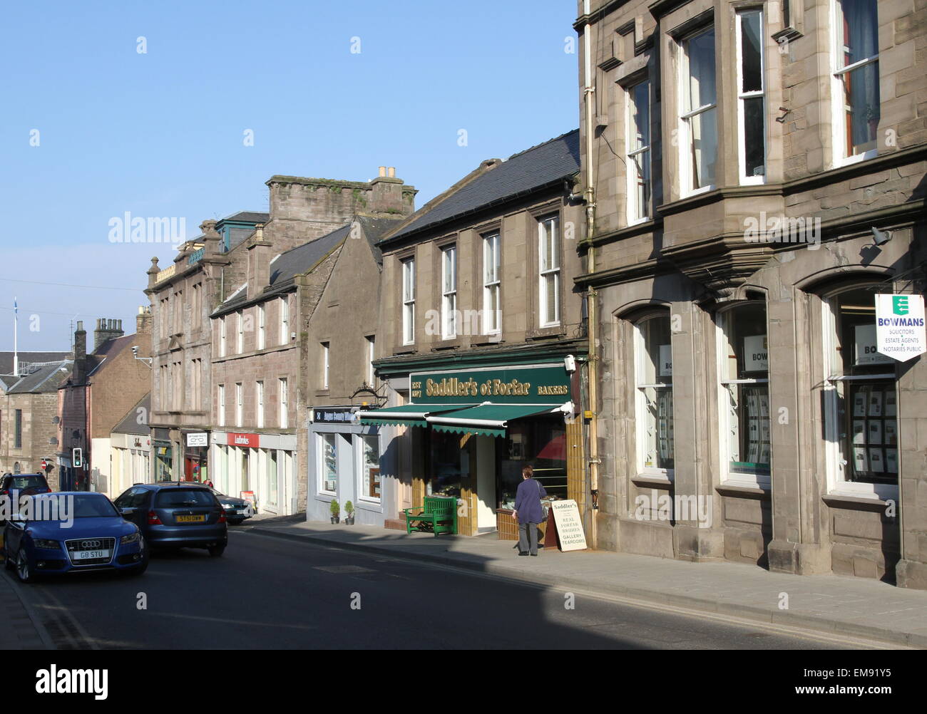 Forfar street scene hi-res stock photography and images - Alamy