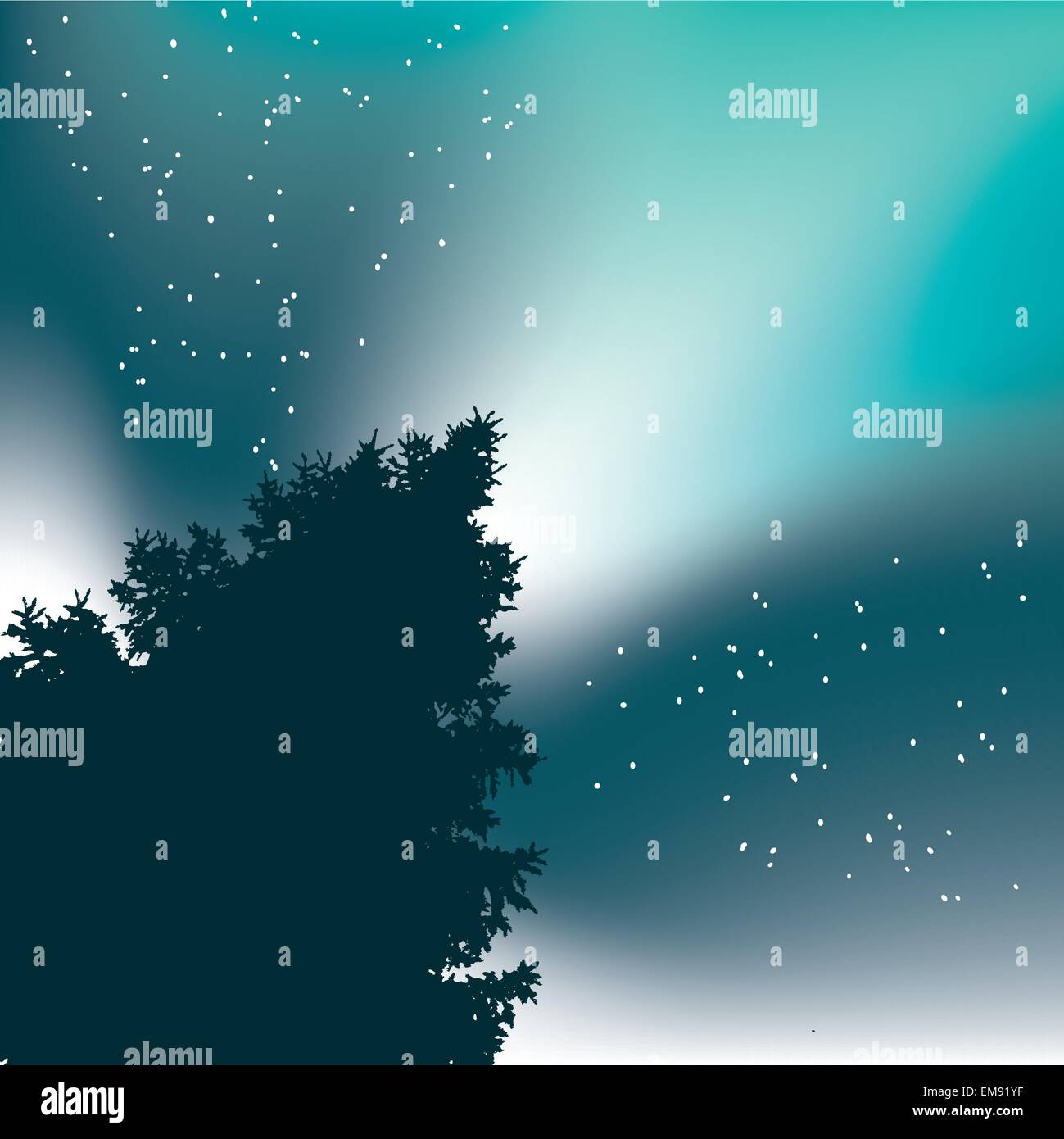 Space christmas tree Stock Vector Images - Alamy