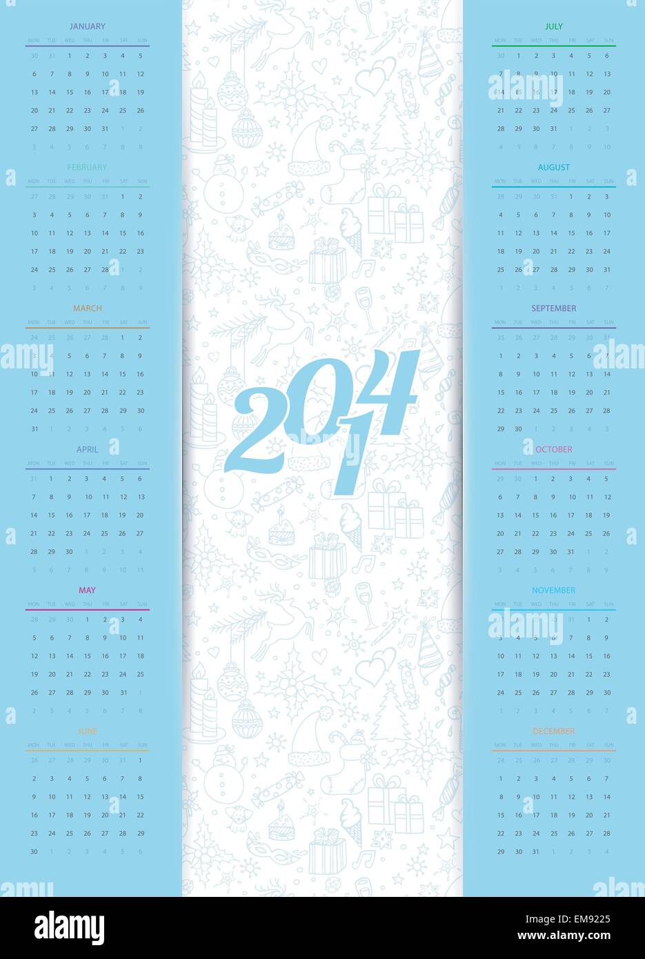 April calendar illustration Stock Vector Images - Alamy