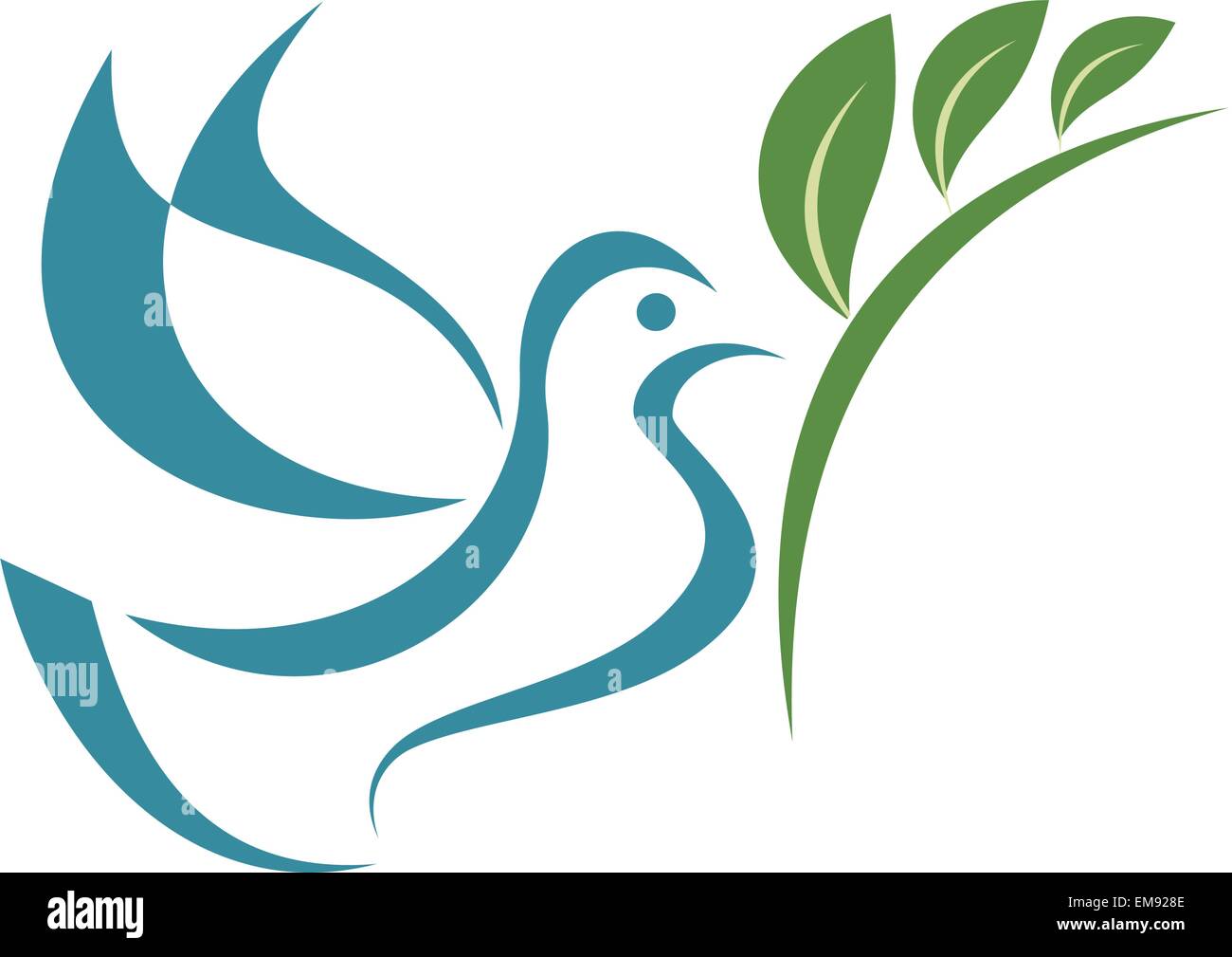 pigeon of peace, isolated illustration Stock Vector Image & Art - Alamy