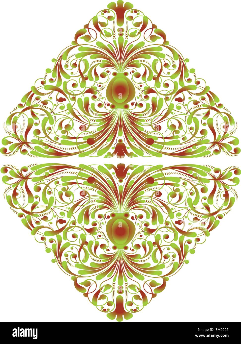 Seventies interior decoration Stock Vector Images - Alamy