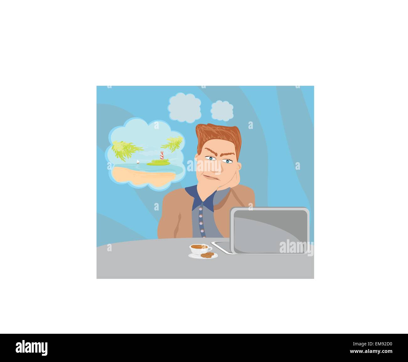 Vacation tropics Stock Vector Images - Alamy