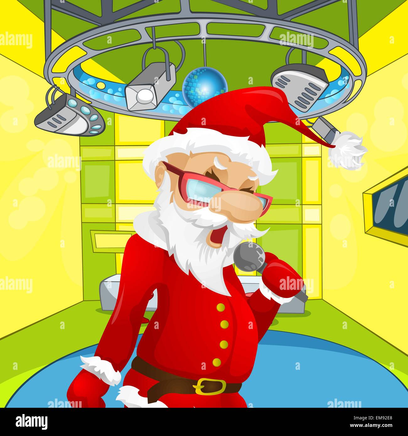 Santa claus back Stock Vector Images - Alamy