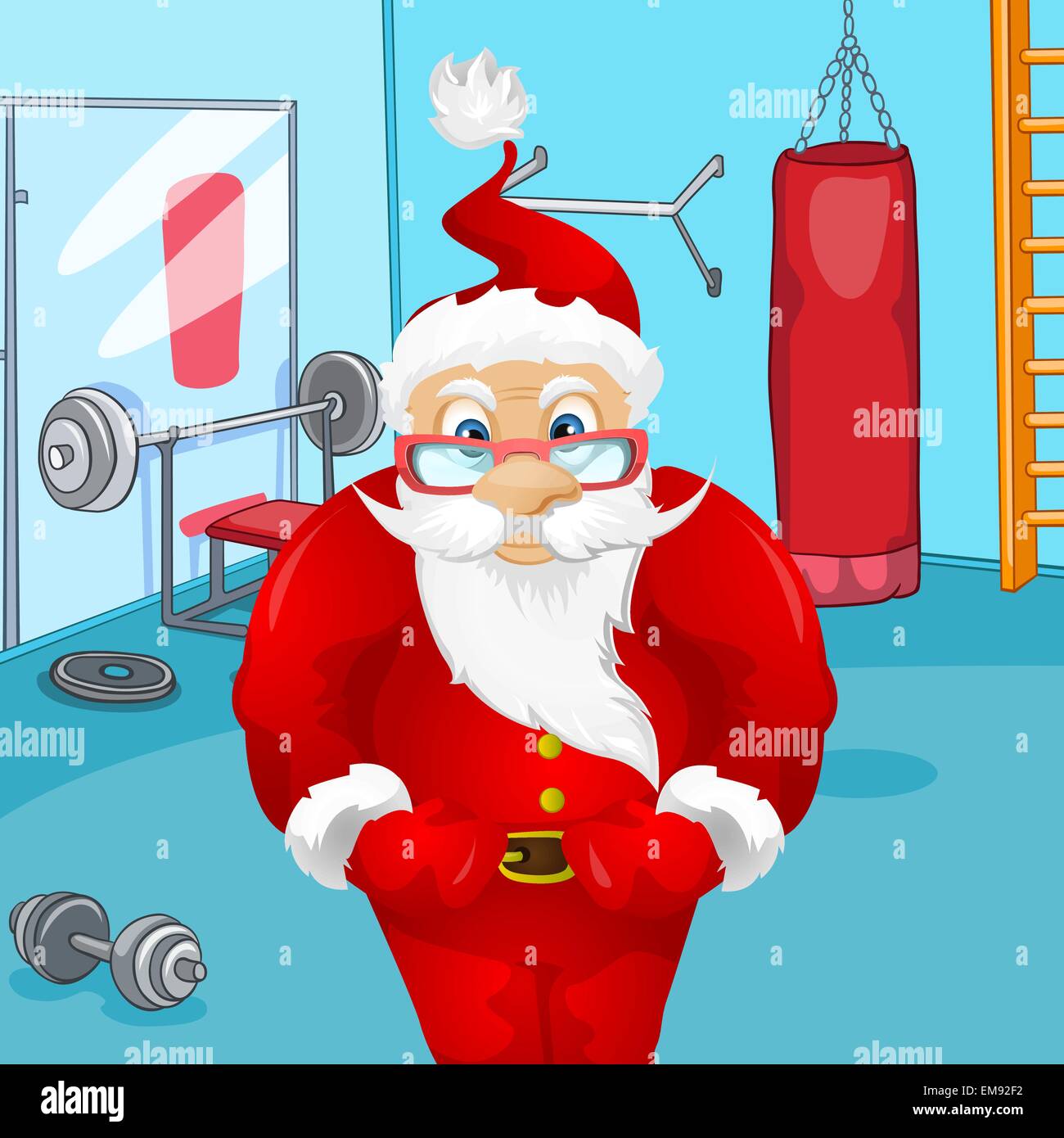 Merry Christmas Clip Art Gym