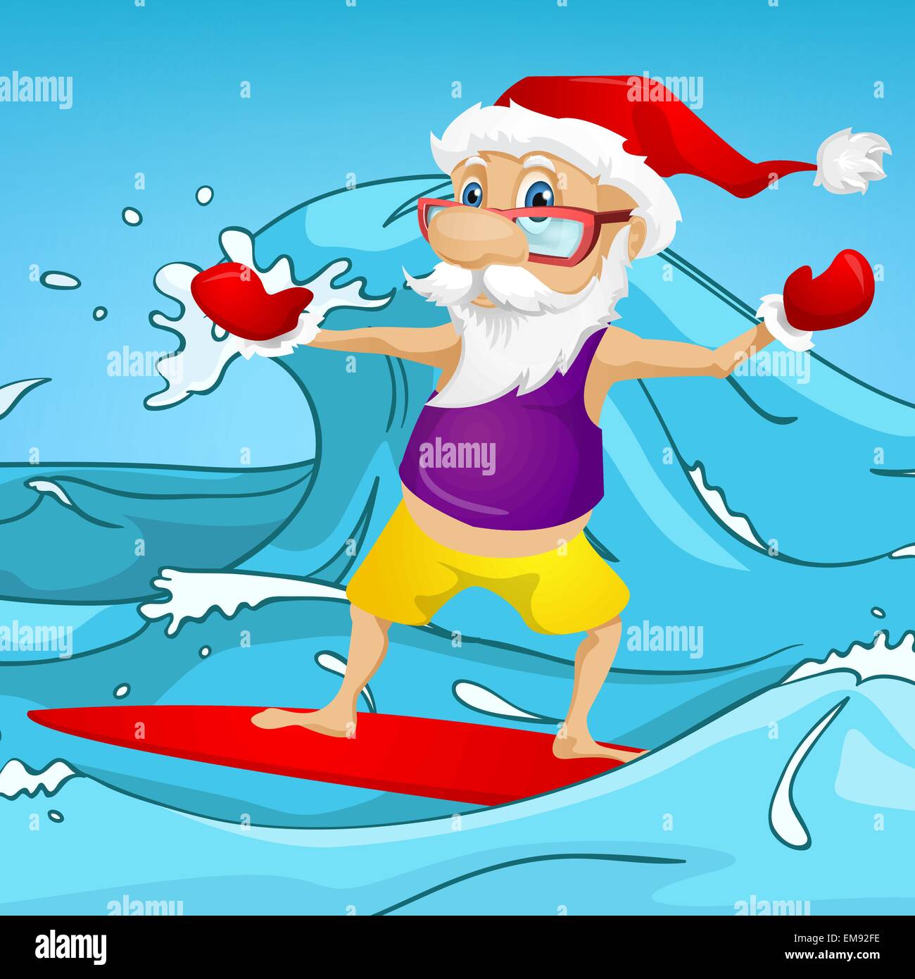 Claus wave hi-res stock photography and images - Alamy