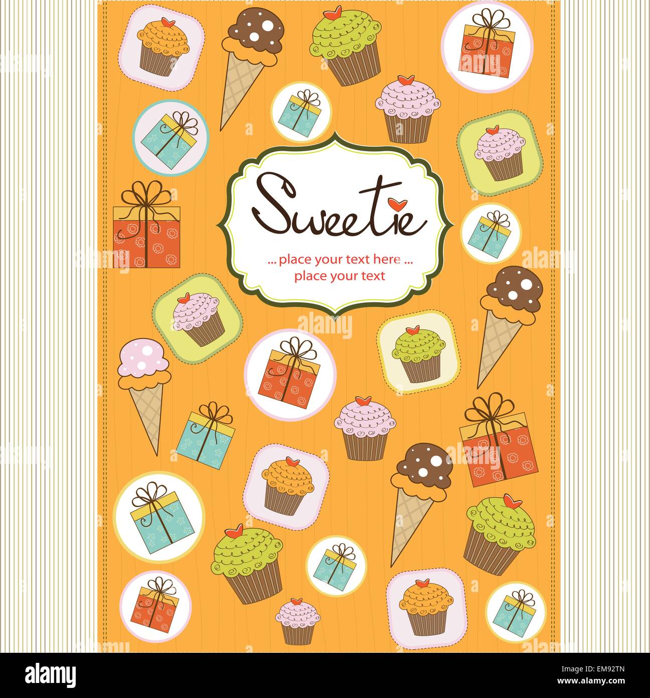 happy birthday card Stock Vector Image & Art - Alamy