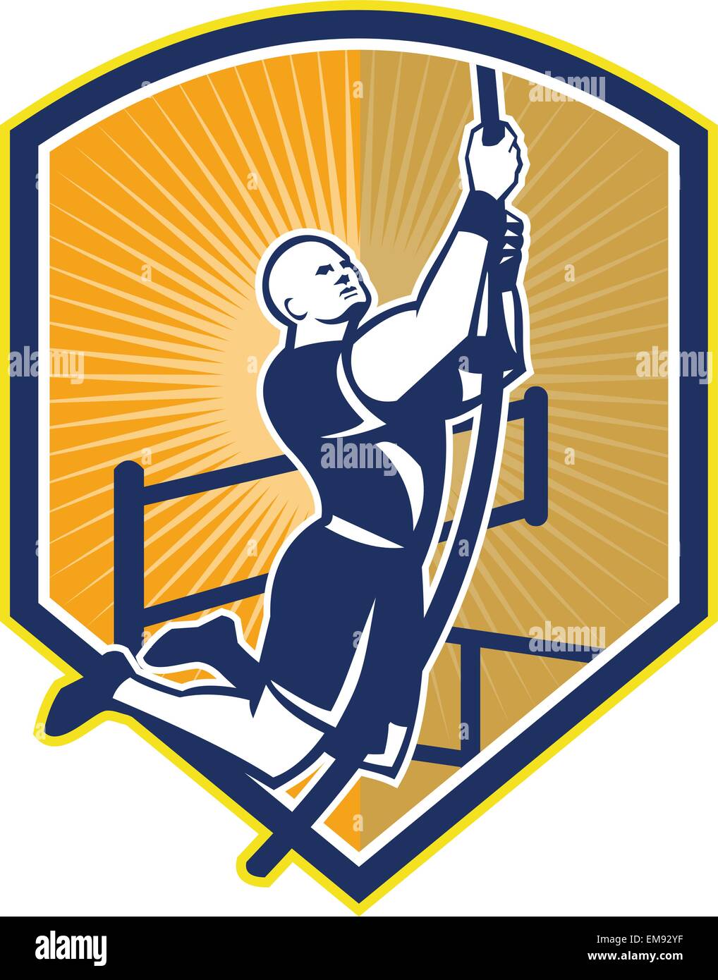 Crossfit athlete Stock Vector Images - Alamy