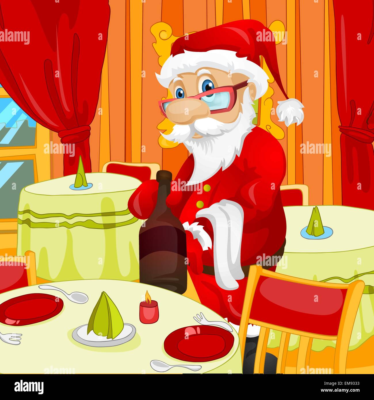 Wait for santa Stock Vector Images - Alamy
