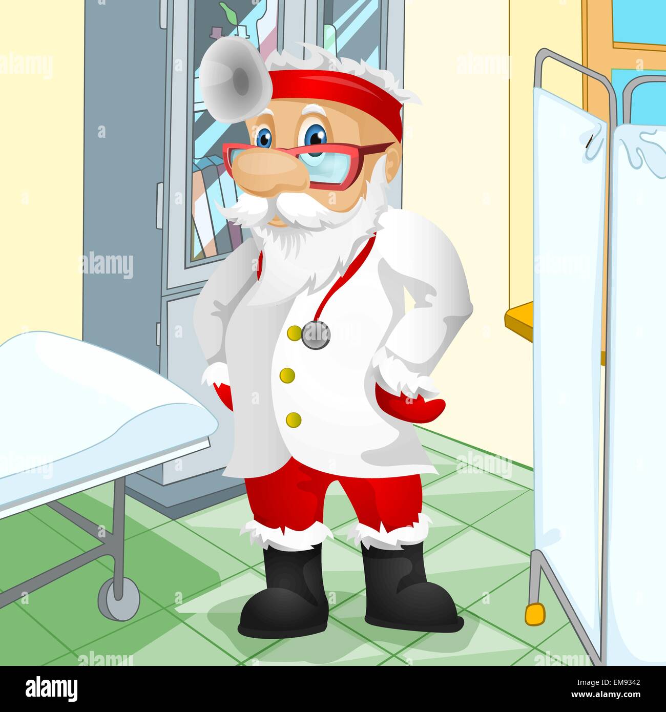 Santa claus doctor hi-res stock photography and images - Alamy