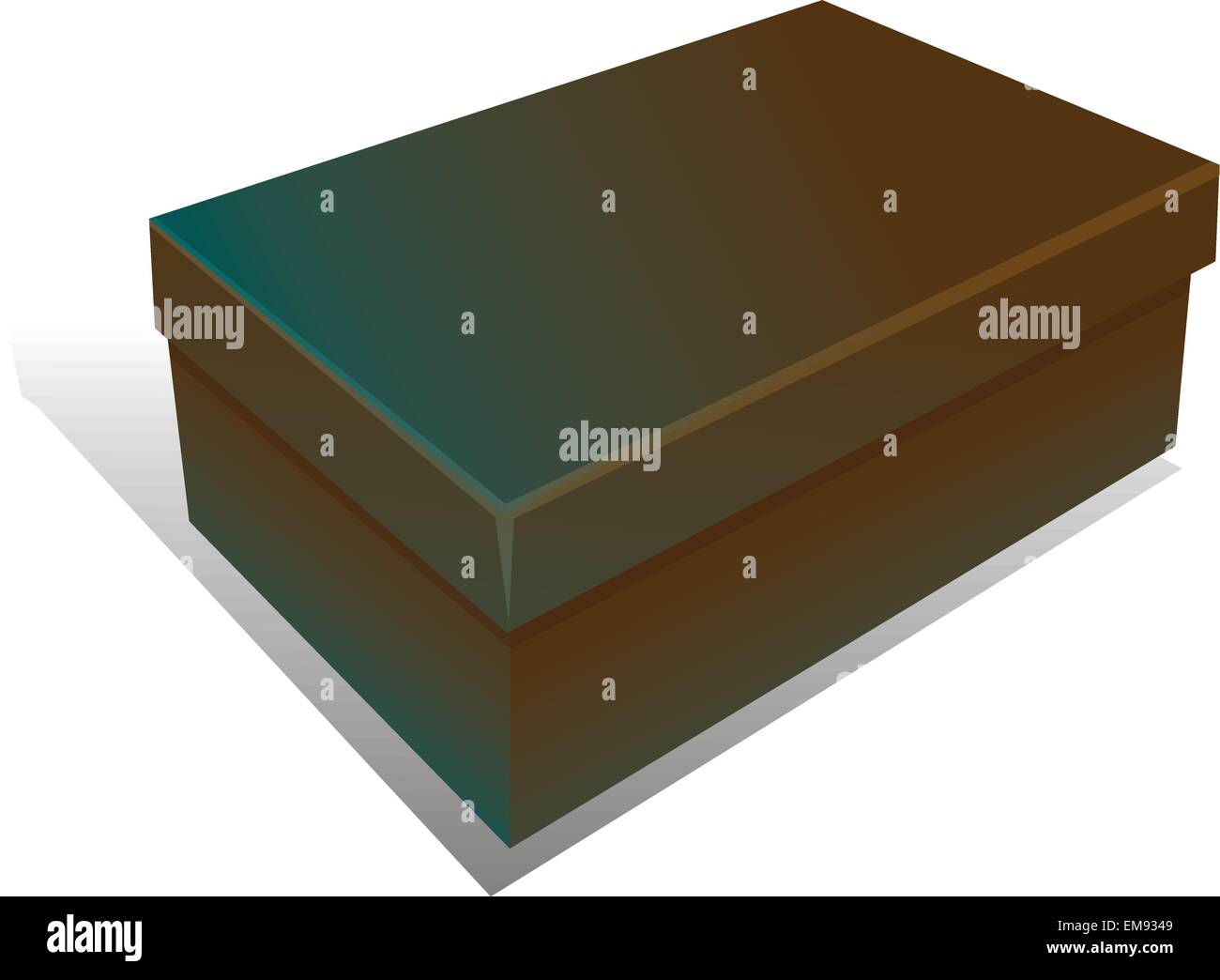 Red cardboard box gift Stock Vector Images - Alamy