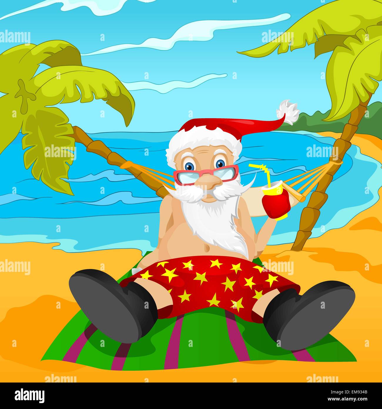 Claus wave Stock Vector Images - Alamy