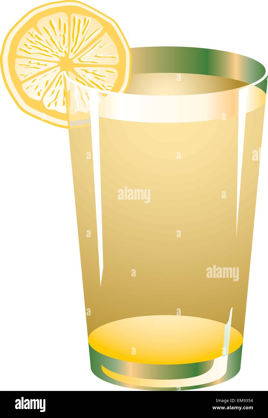 Mug water lemon Stock Vector Images - Alamy