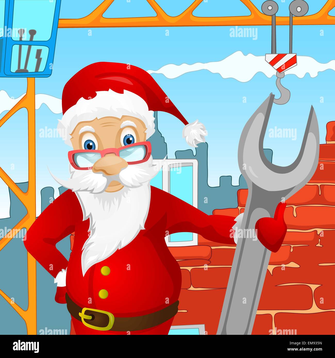Real santa claus Stock Vector Images - Alamy