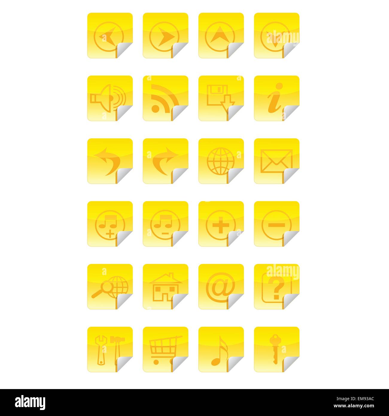 internet icon, social media icon set Stock Vector Image & Art - Alamy