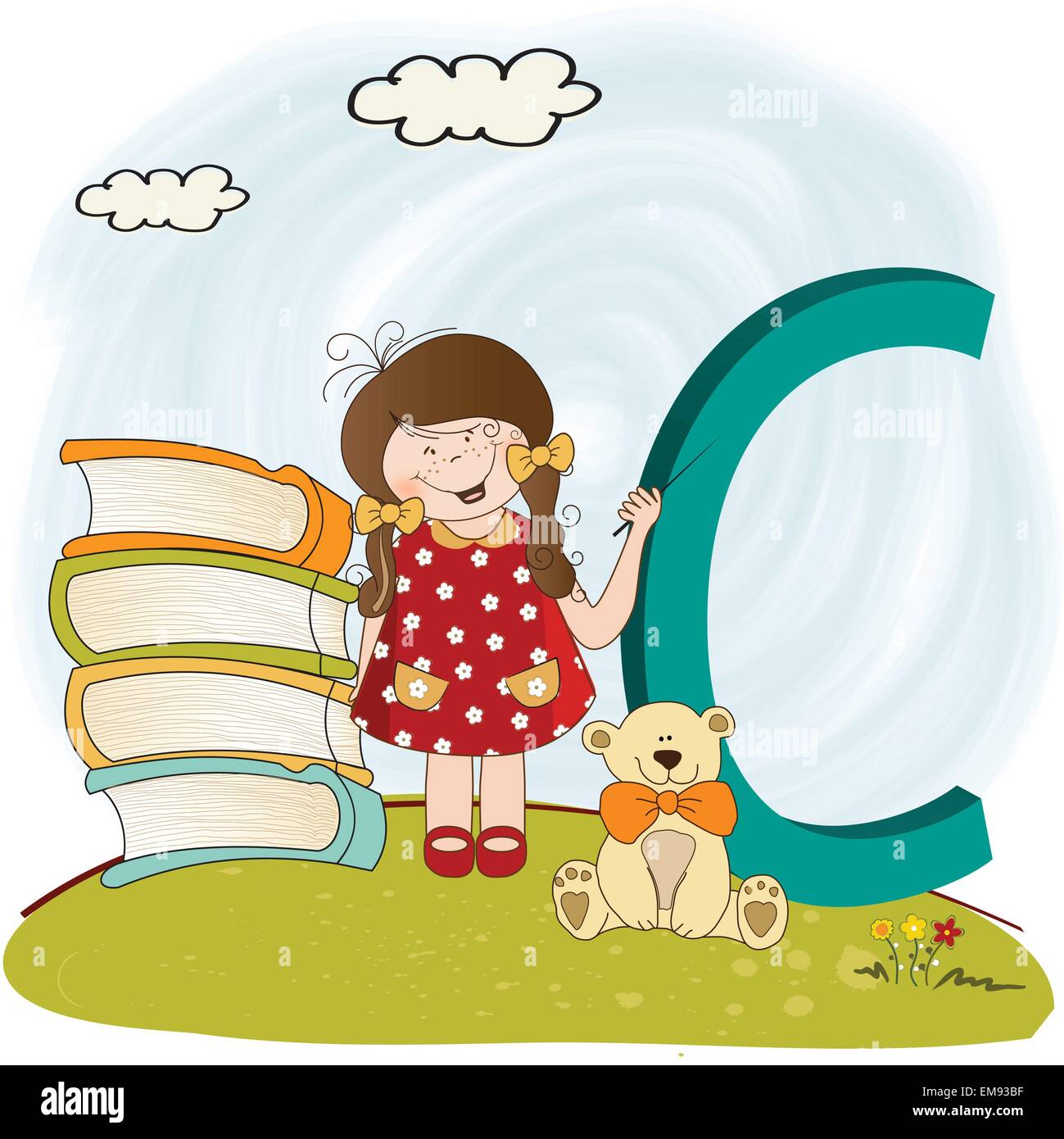 children alphabet letters Stock Vector Image & Art - Alamy