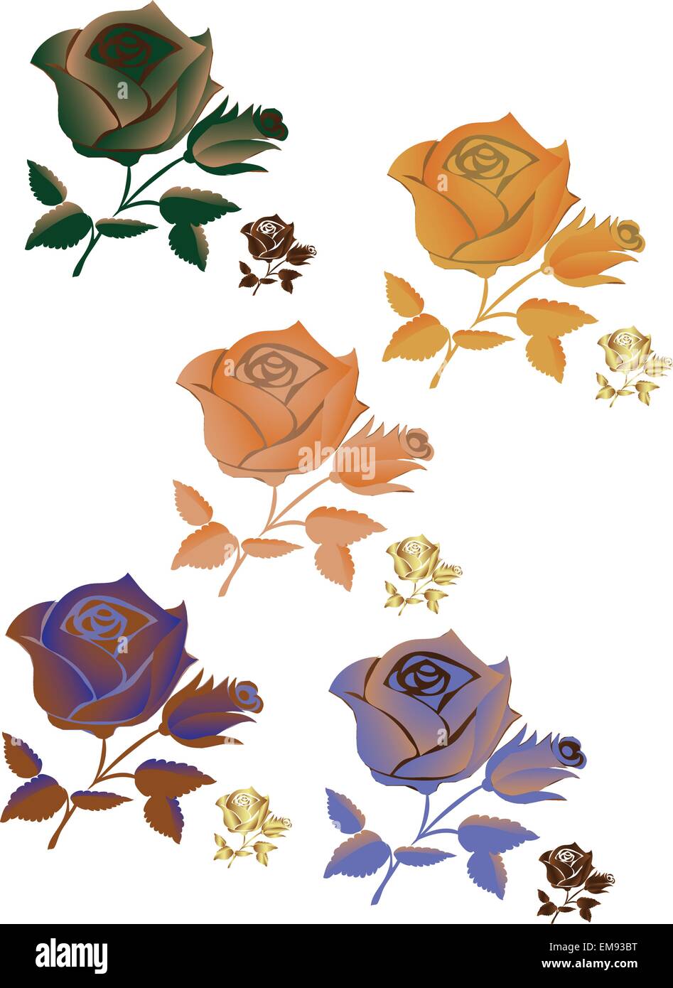 Red rose bouquet icon Cut Out Stock Images & Pictures - Alamy