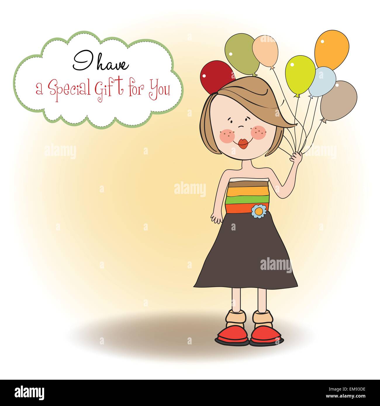 Balloon birthday Stock Vector Images - Alamy