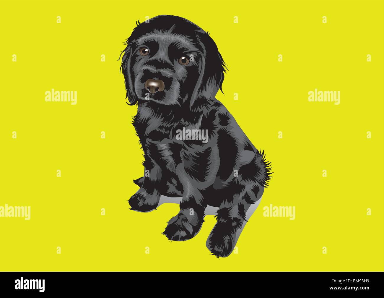 Vector illustration of Cartoon Dog Stock Vector Image & Art - Alamy