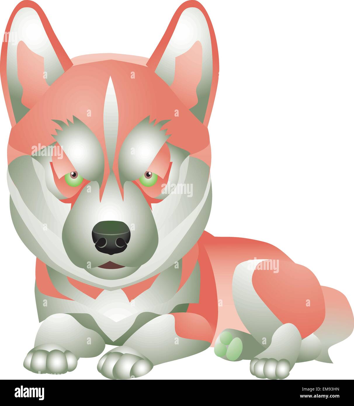 Vector illustration of Cartoon Dog Stock Vector Image & Art - Alamy