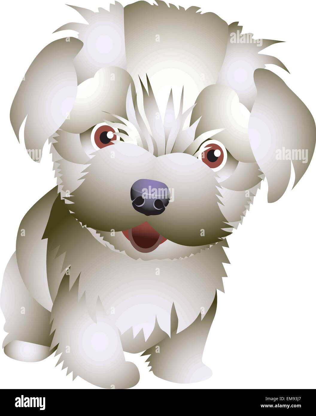 Vector illustration of Cartoon Dog Stock Vector Image & Art - Alamy