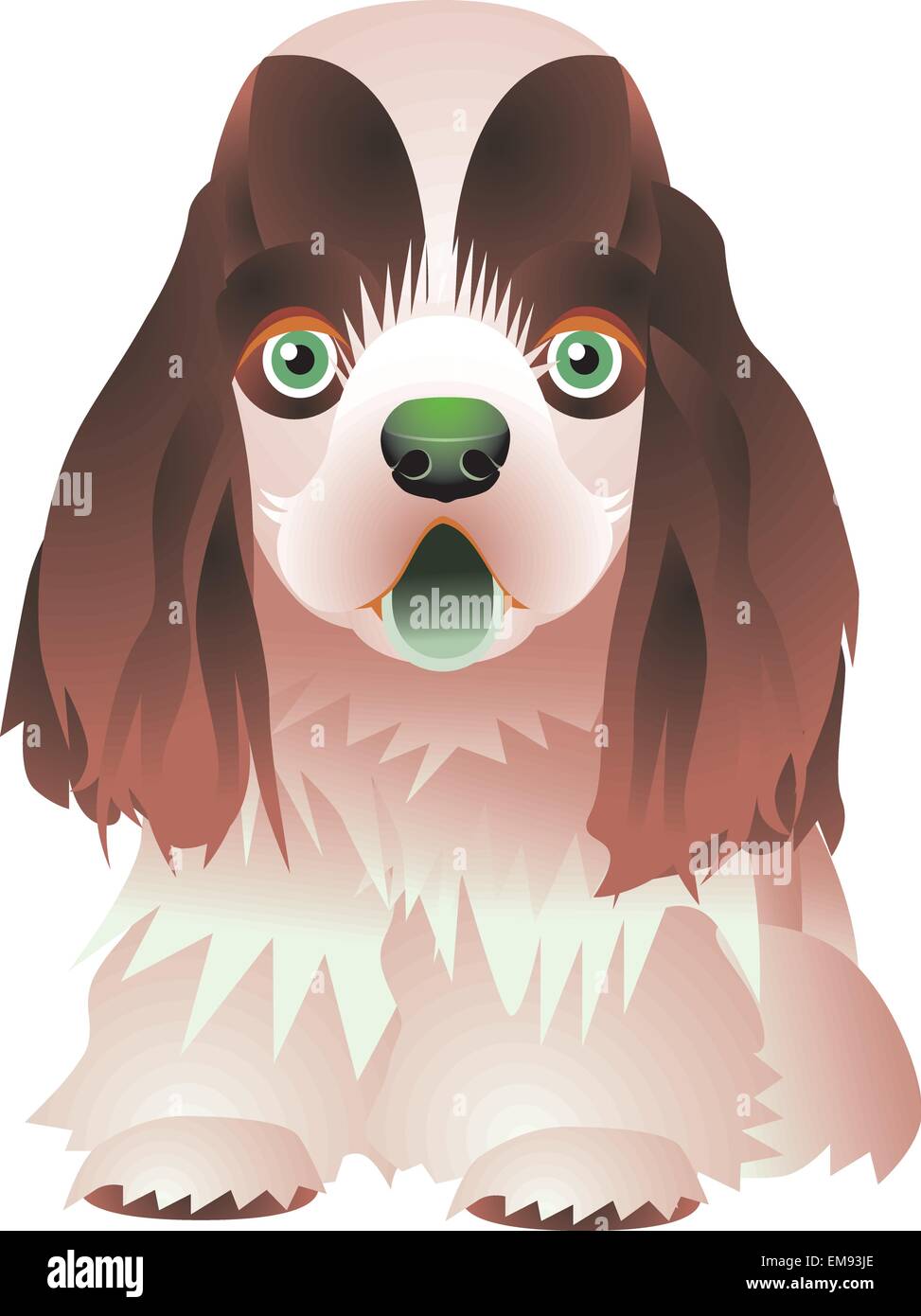 Vector illustration of Cartoon Dog Stock Vector Image & Art - Alamy