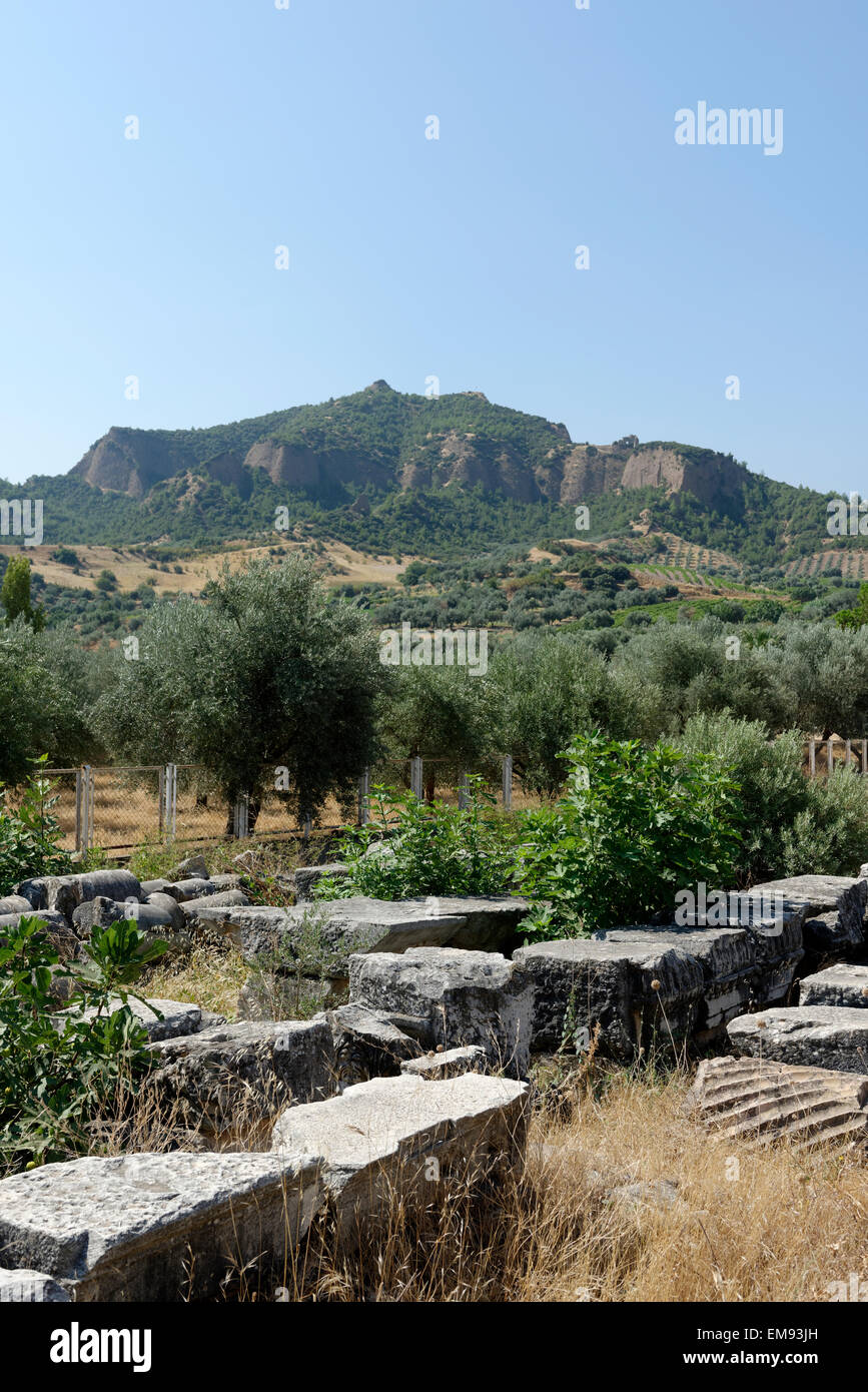 View towards the Acropolis where the legendary King Croesus has his ...