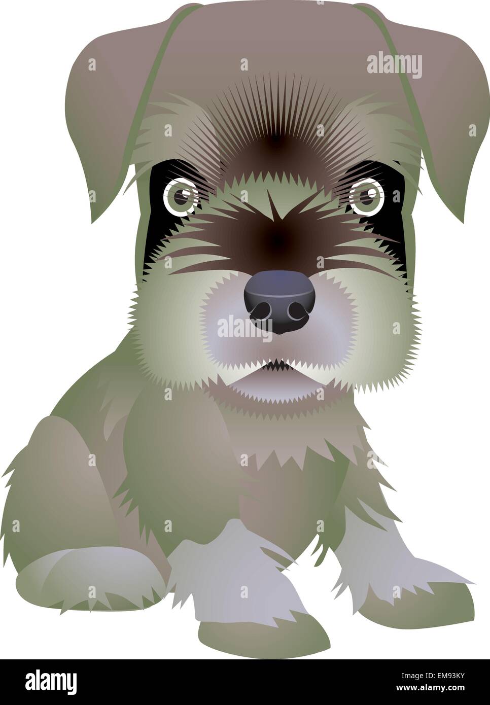 Vector illustration of Cartoon Dog Stock Vector Image & Art - Alamy