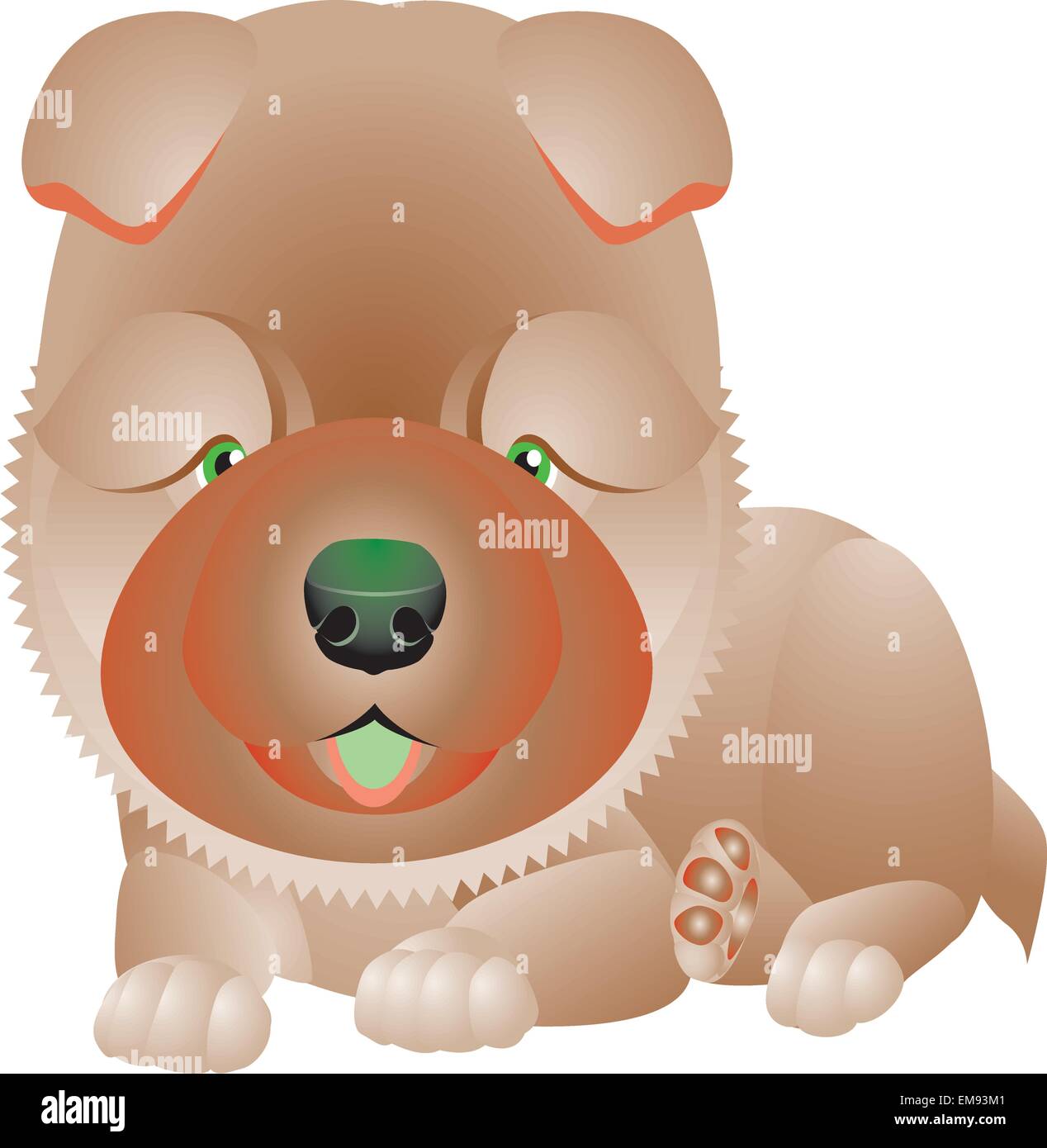 Vector illustration of Cartoon Dog Stock Vector Image & Art - Alamy