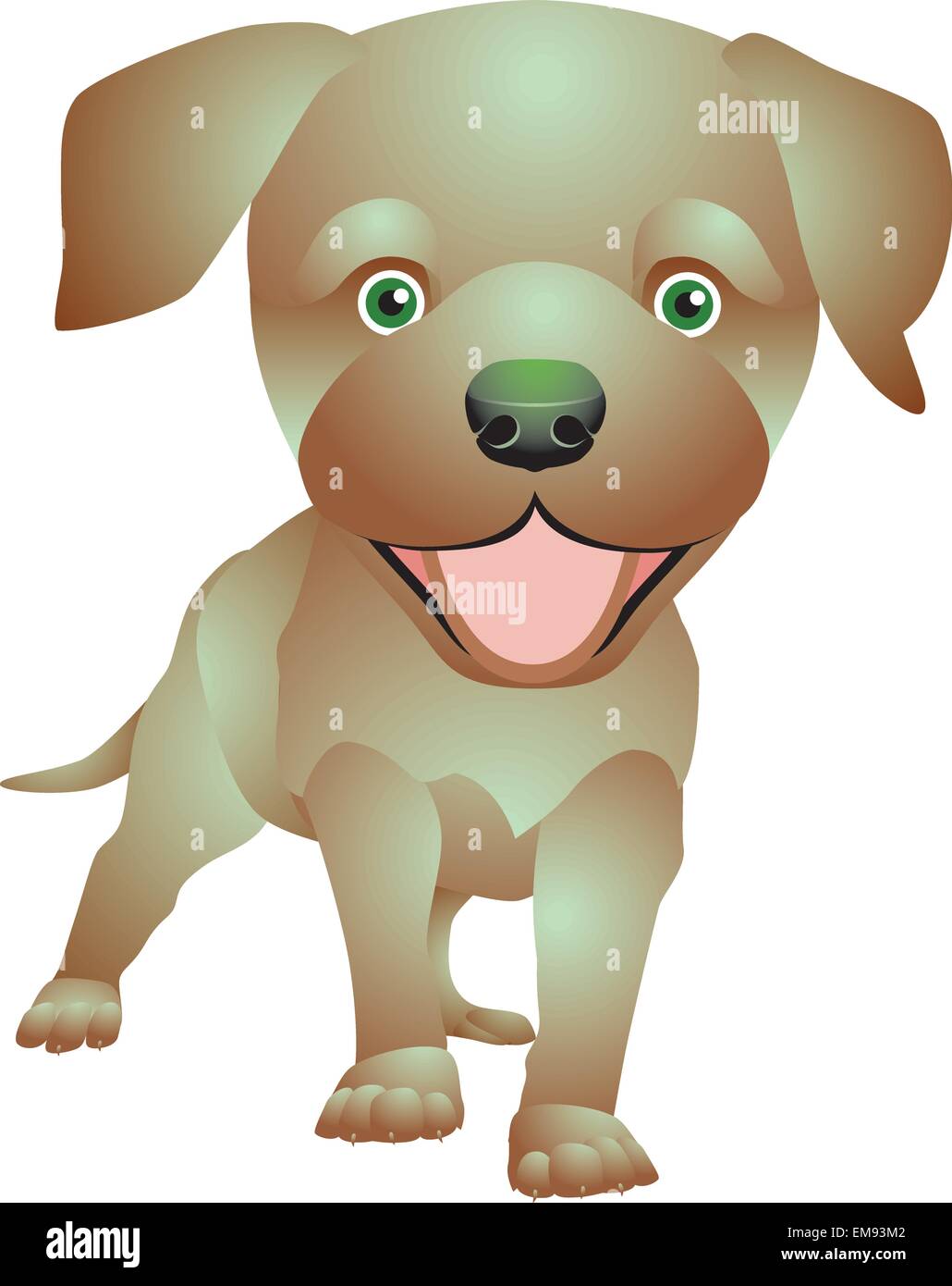 Vector illustration of Cartoon Dog Stock Vector Image & Art - Alamy