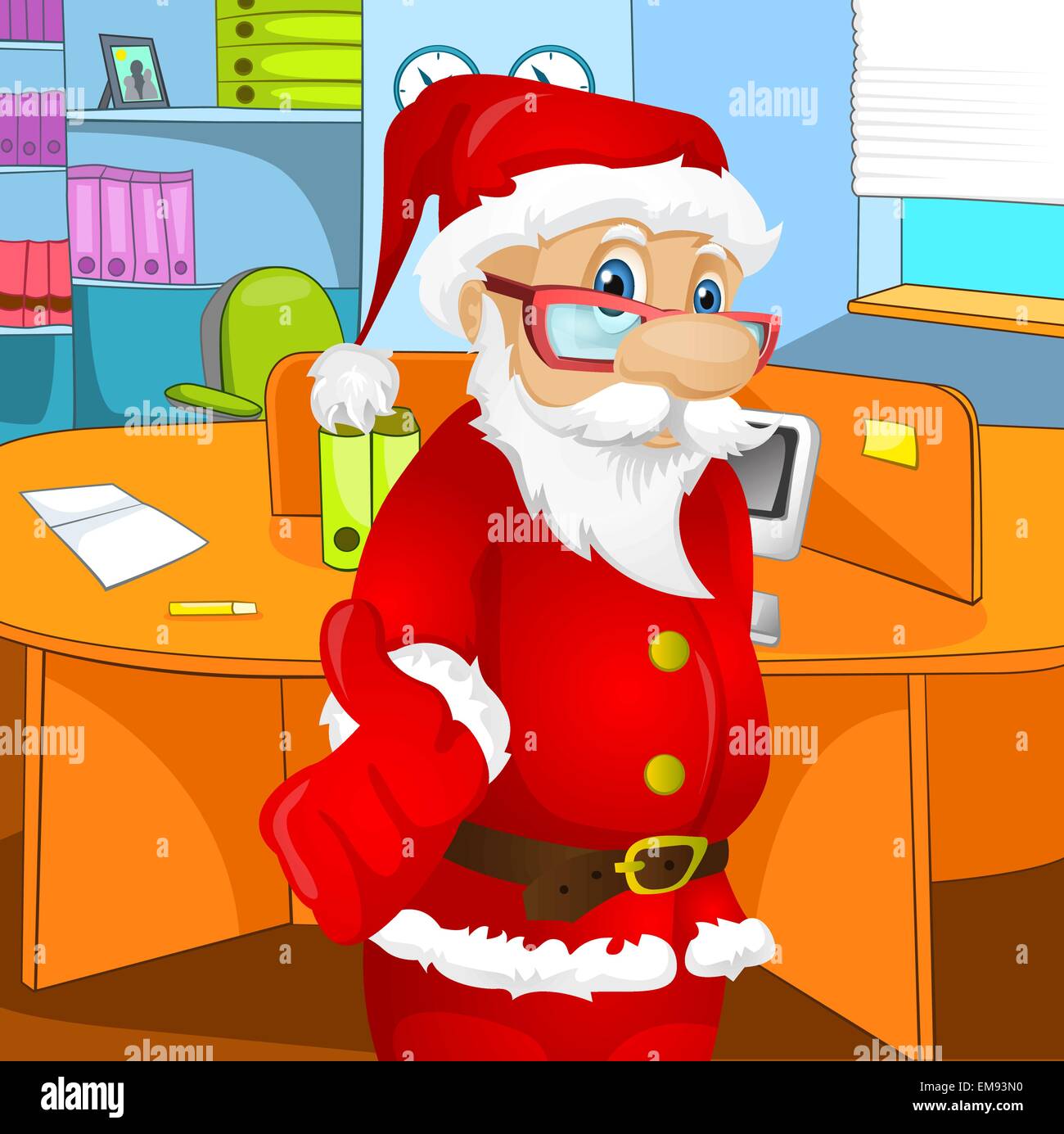 Helping santa Stock Vector Images - Alamy