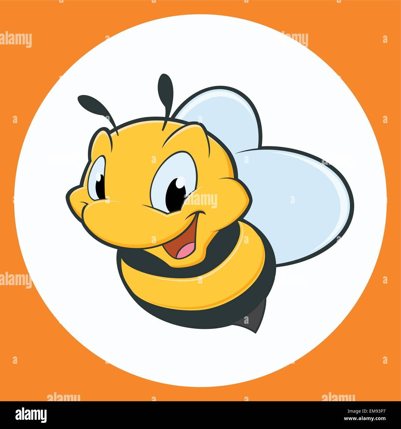 Cartoon bee hi-res stock photography and images - Alamy
