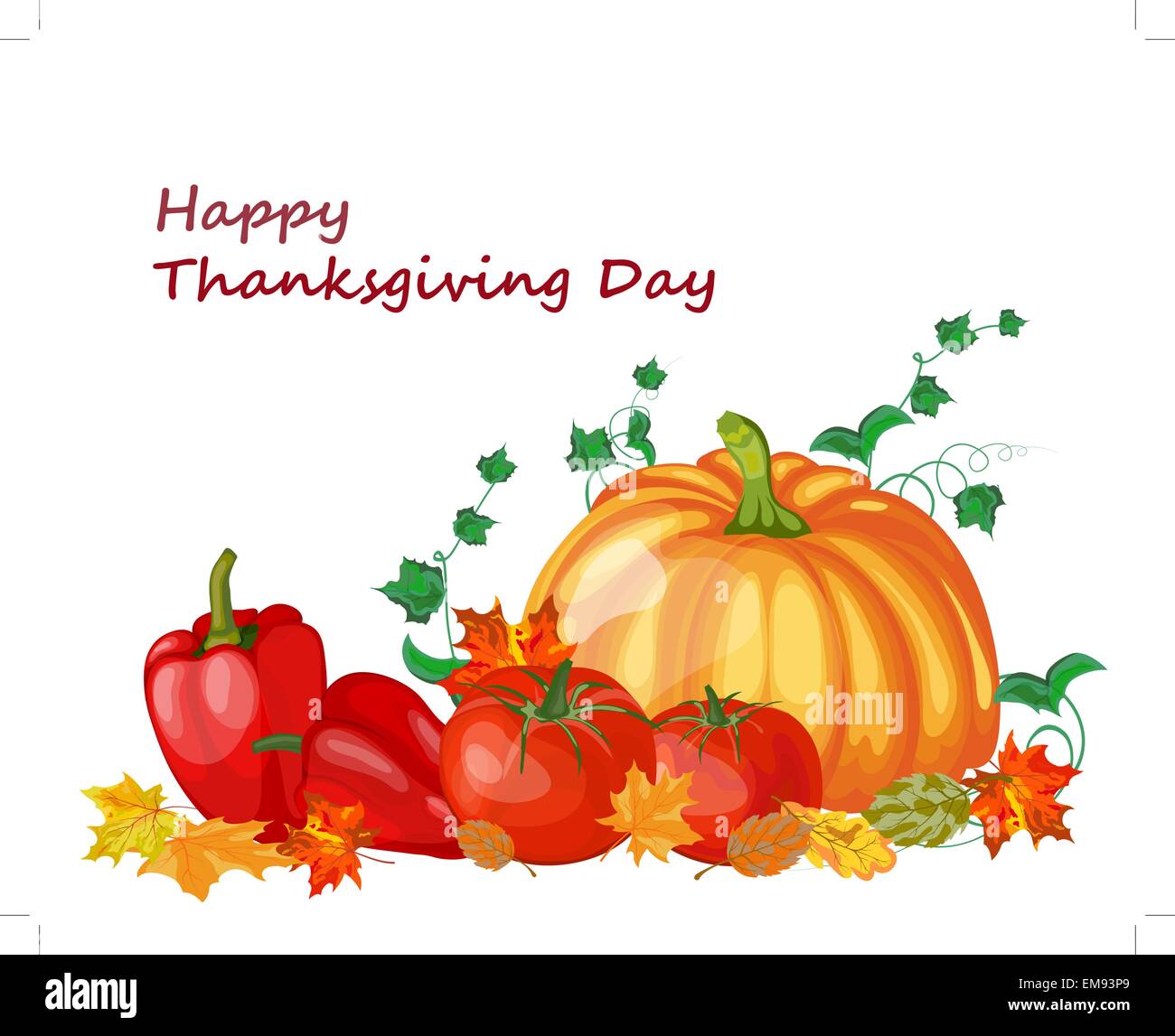 Thanksgiving day celebration image Cut Out Stock Images & Pictures - Alamy
