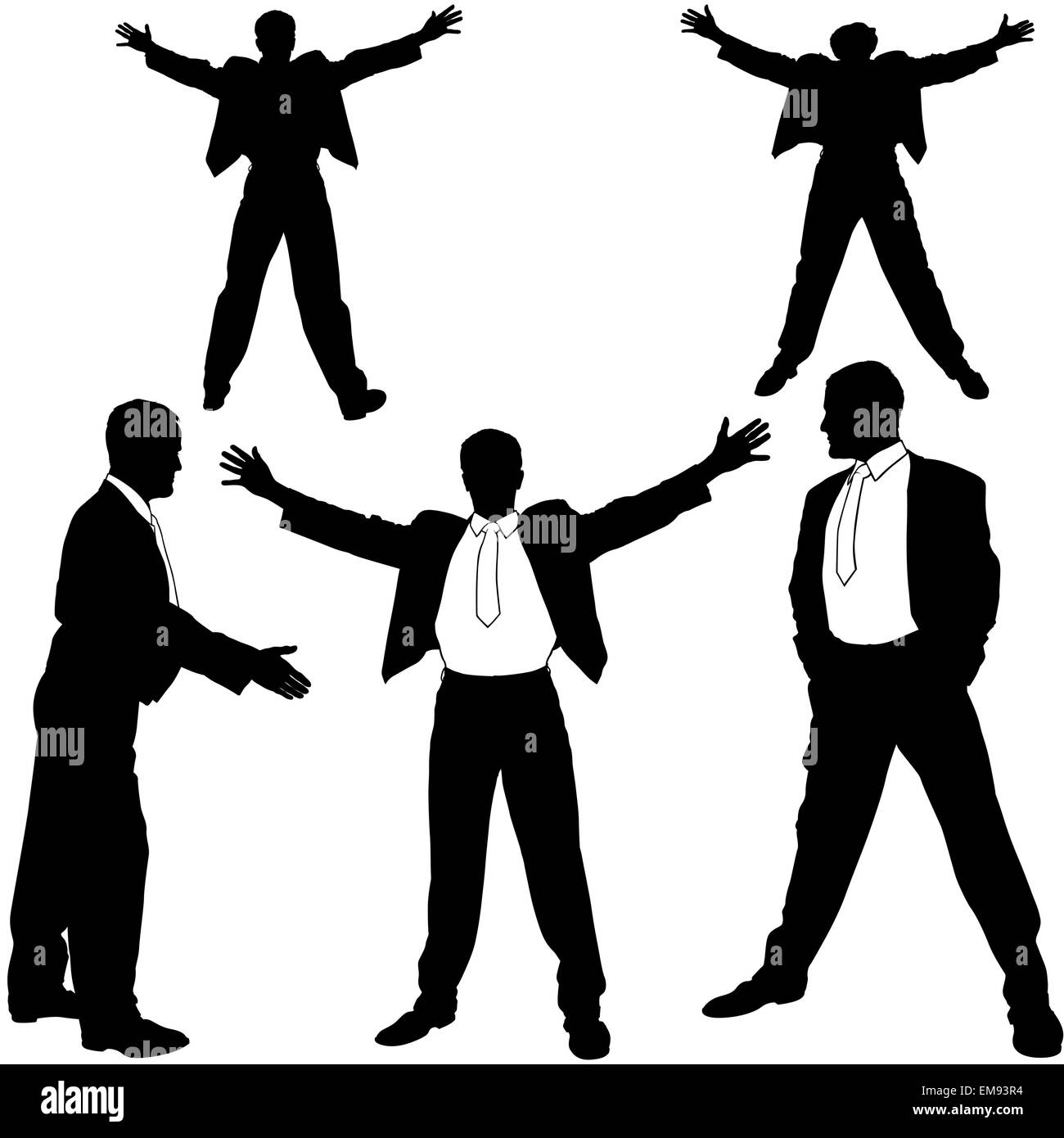 Agent happiness Black and White Stock Photos & Images - Alamy