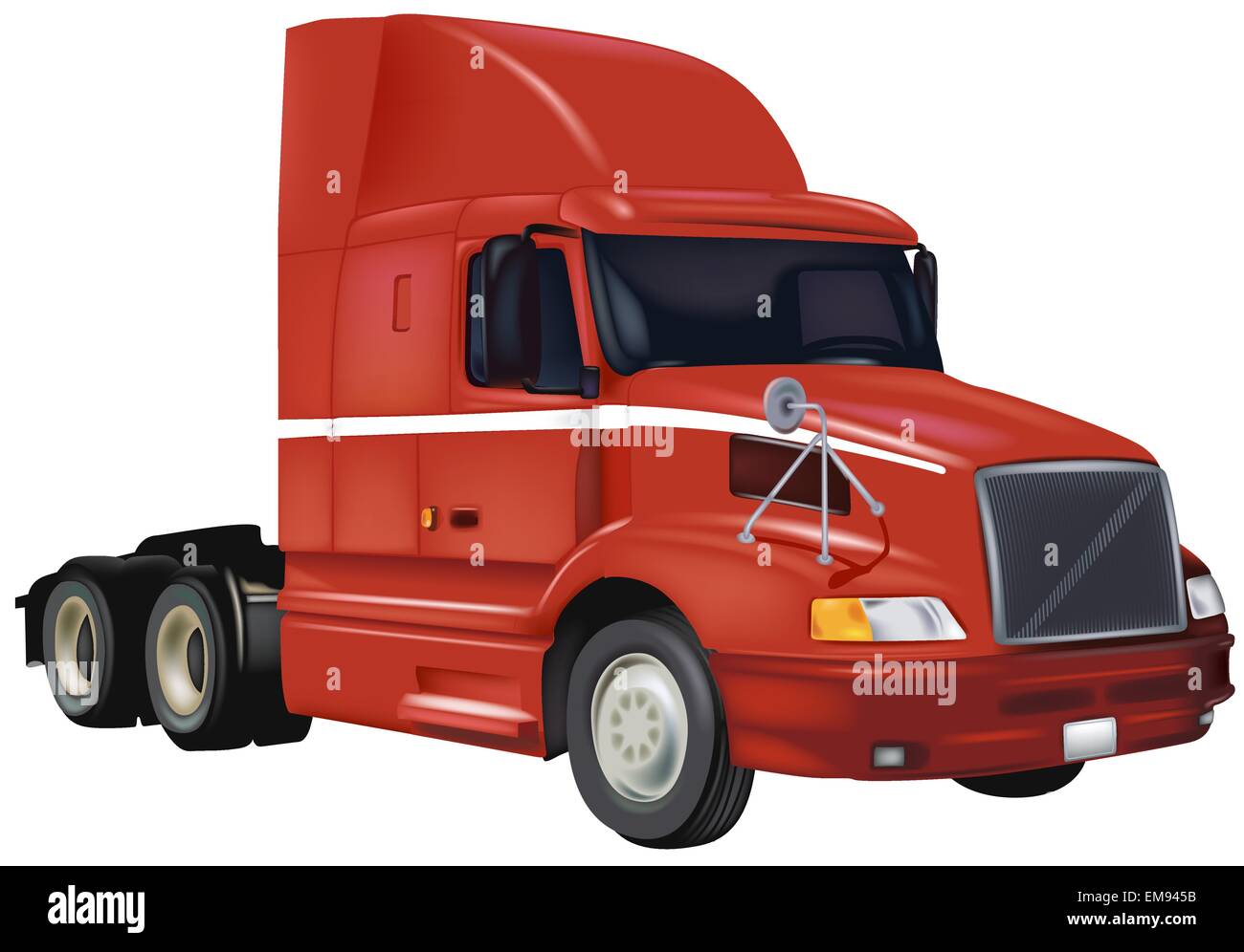 Red automobile clipart Stock Vector Images - Alamy