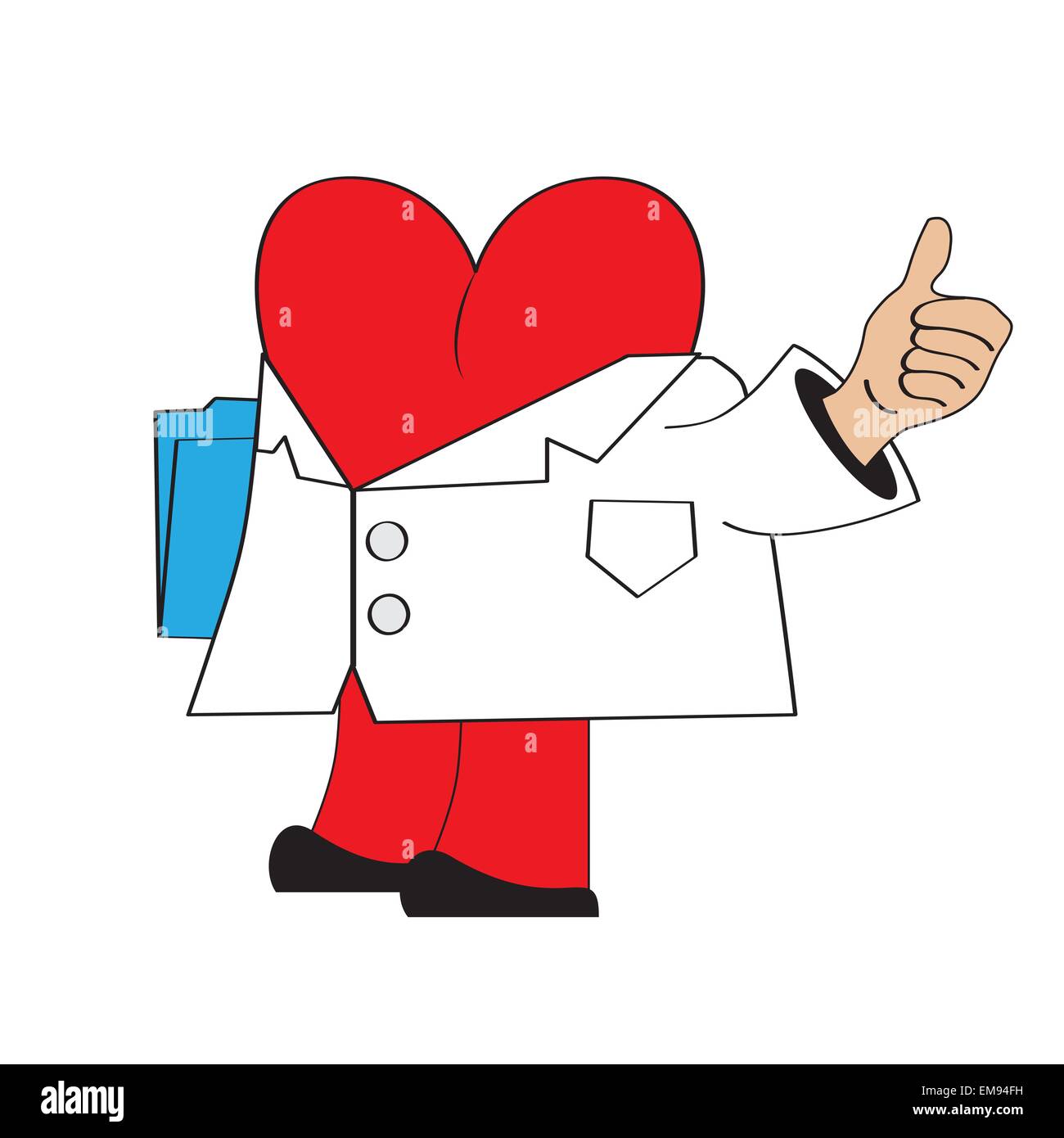 Examining the heart Stock Vector Images - Alamy