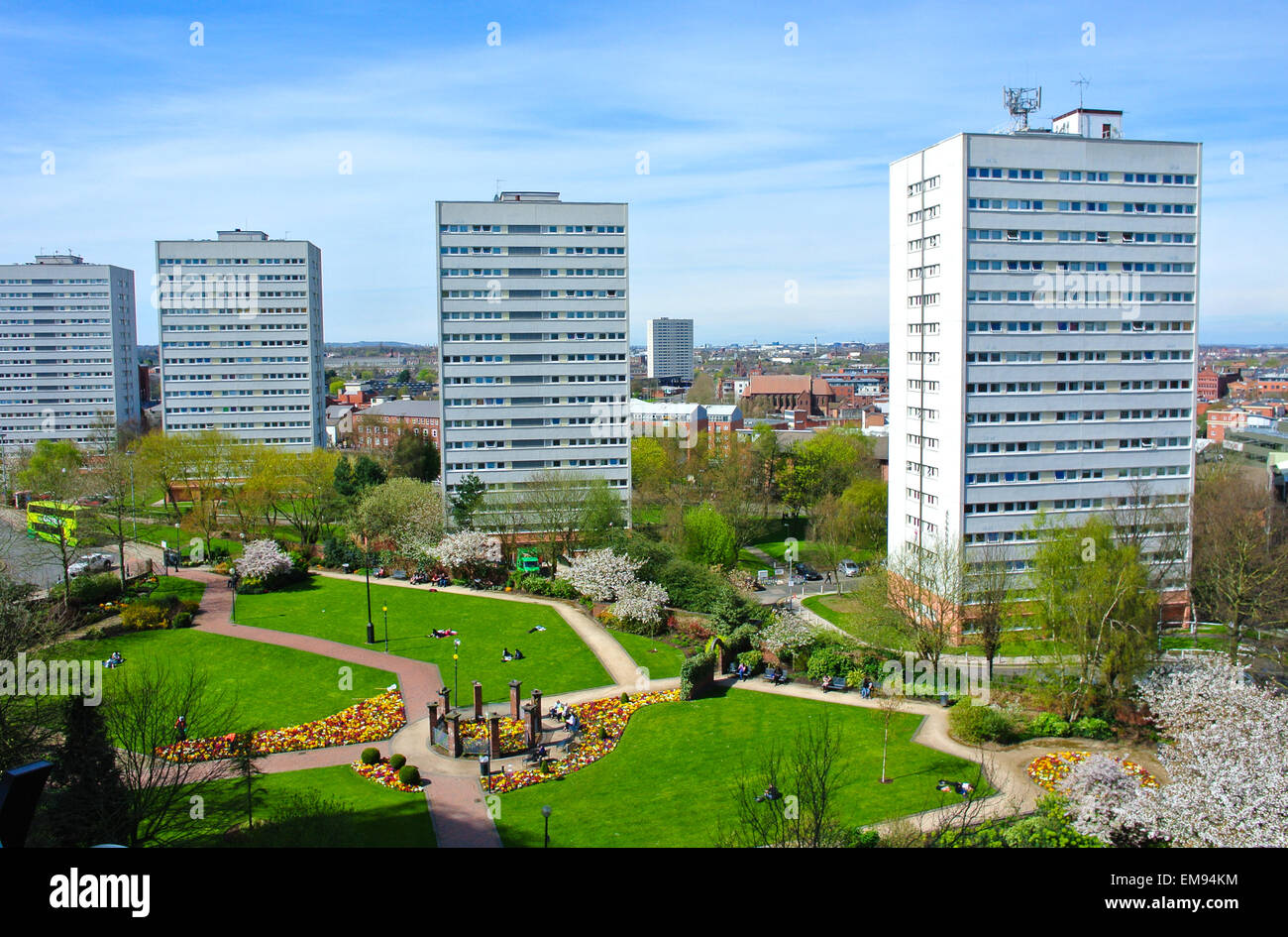 Birmingham high rise buildings City Centre view Stock Photo - Alamy