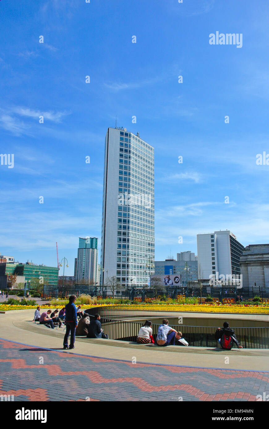 Birmingham high rise buildings City Centre view Stock Photo - Alamy