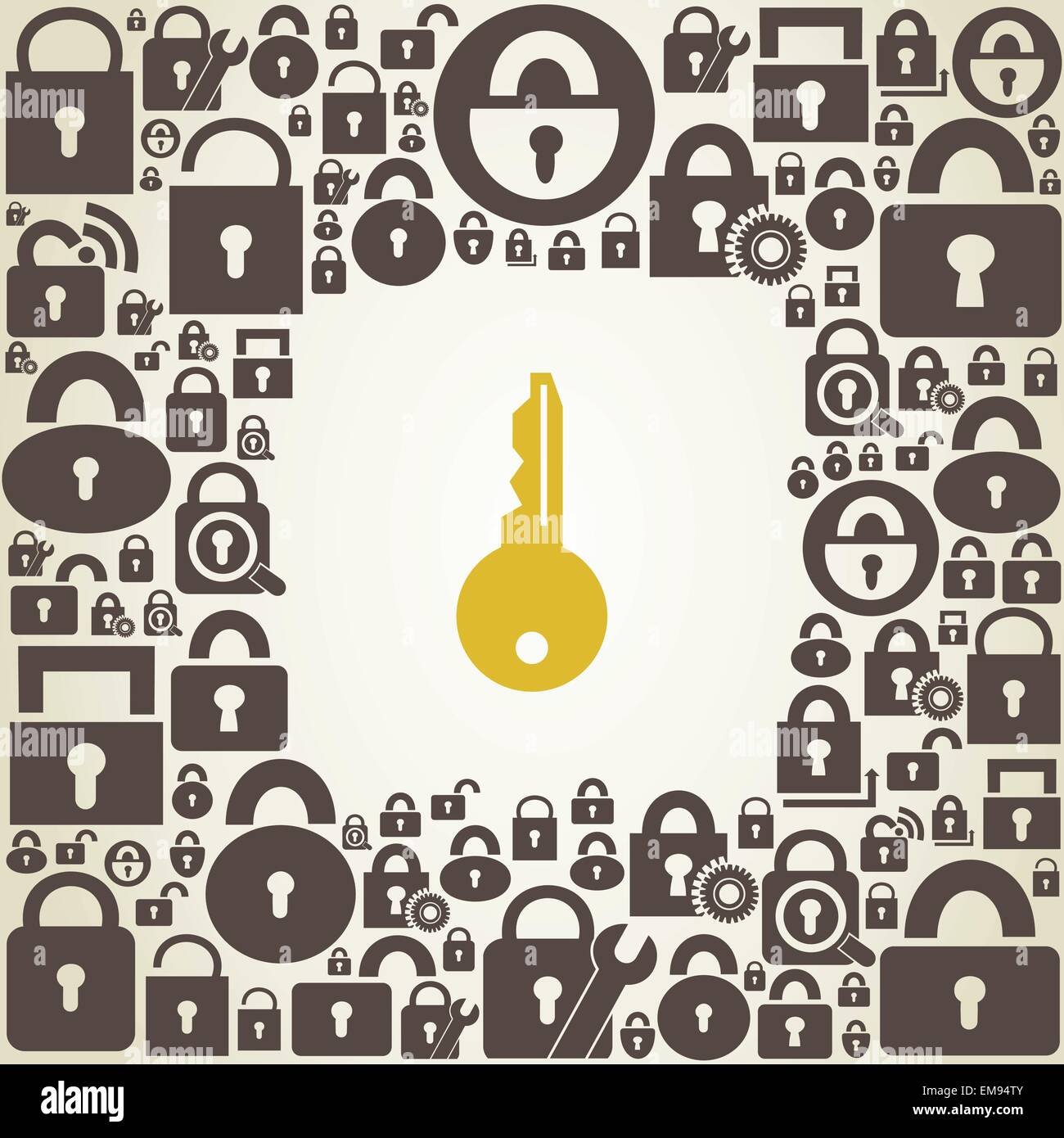 Lock a frame Stock Vector Image & Art - Alamy