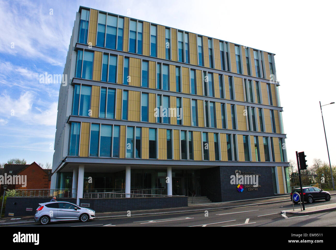Northampton University Innovation centre building Stock Photo - Alamy