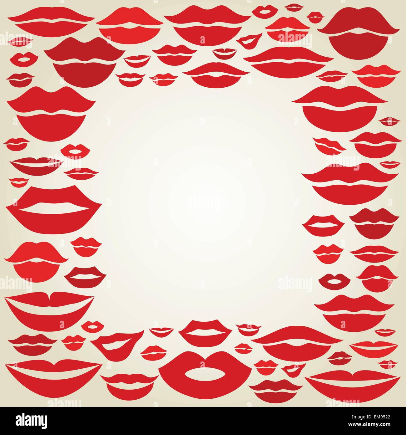 Lip shape Stock Vector Images - Alamy