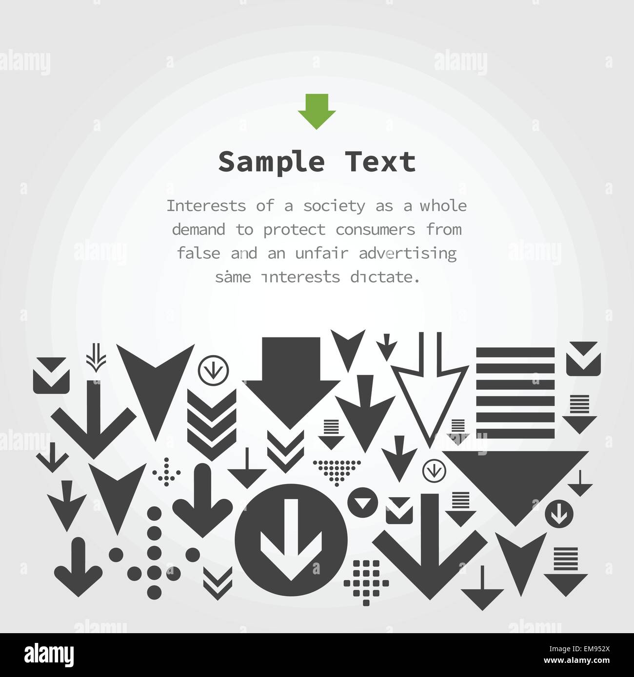 Arrow a frame Stock Vector Image & Art - Alamy