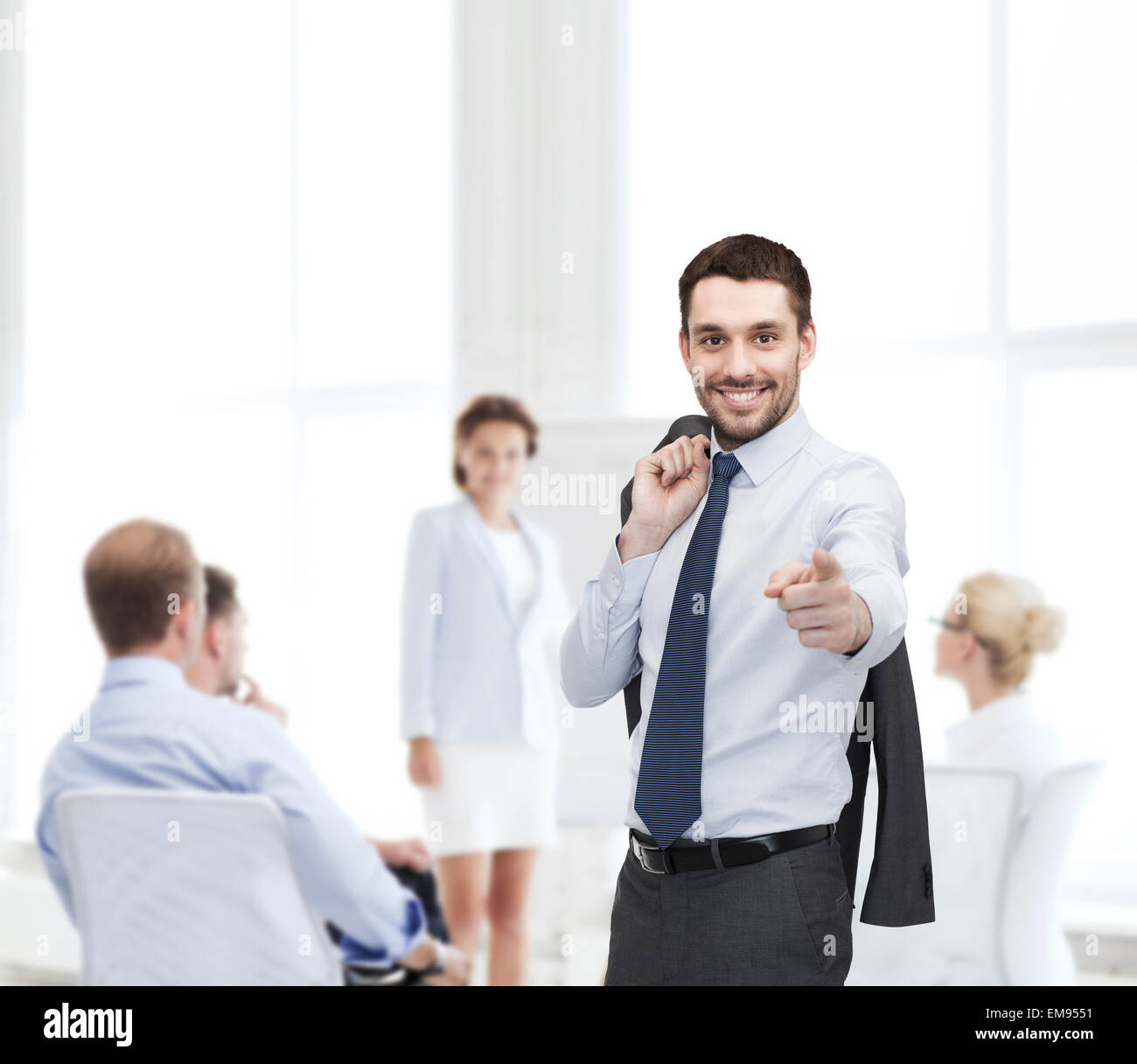 Shoulder hand business team hi-res stock photography and images - Alamy