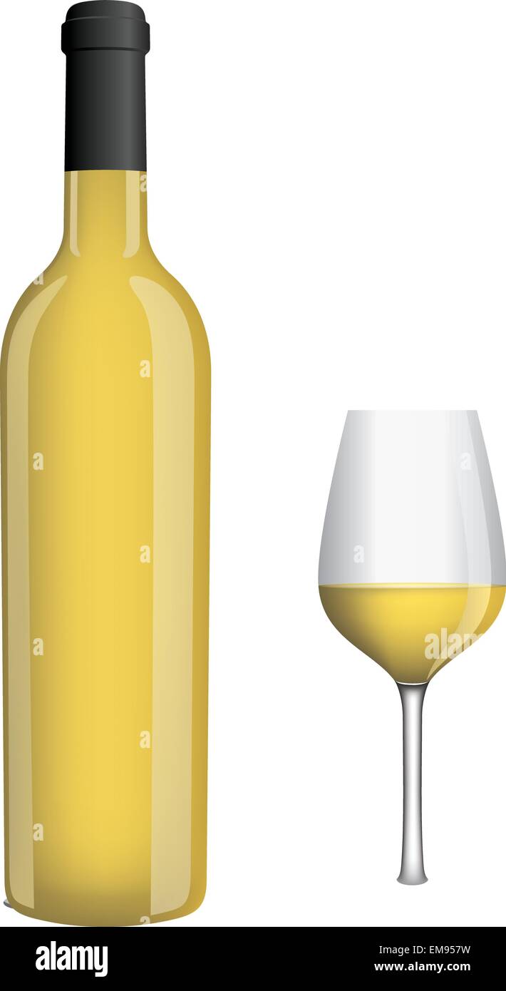 Wine bottle glass Stock Vector Images - Alamy
