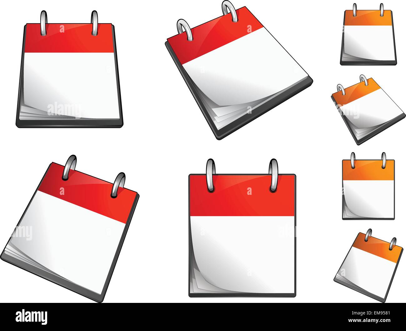Computer calendar icon on Stock Vector Images - Alamy