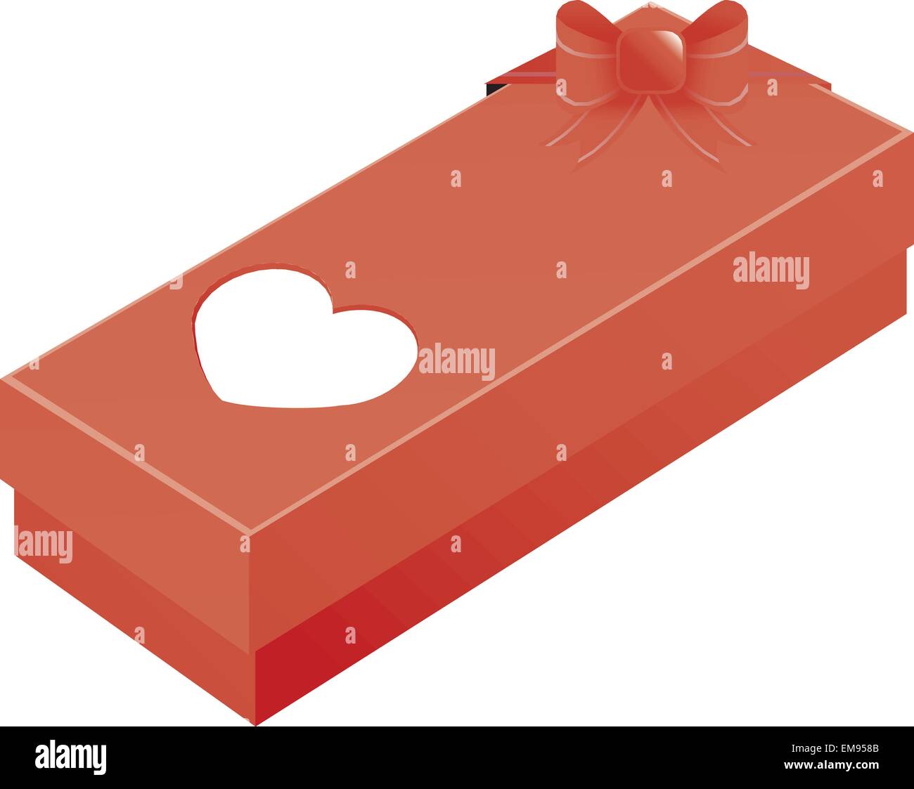 White closed gift box Stock Vector Images - Alamy