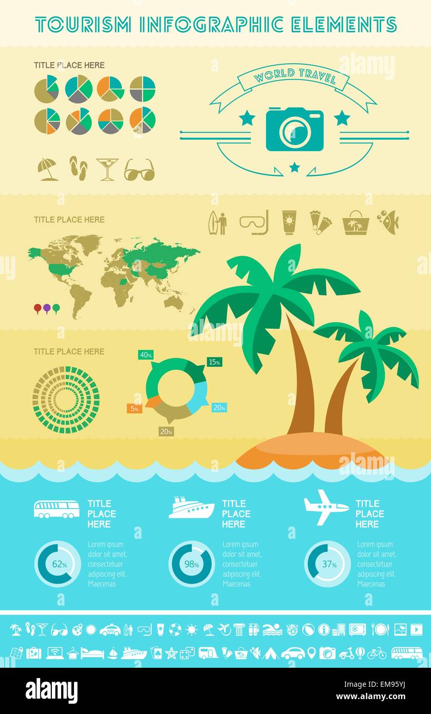 Travel Infographic Template Stock Vector Image & Art - Alamy